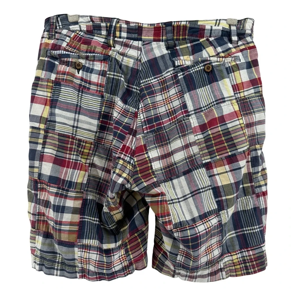 The New Ivy Brand | Shorts | The New Ivy Brand Patchwork Madras Shorts ...